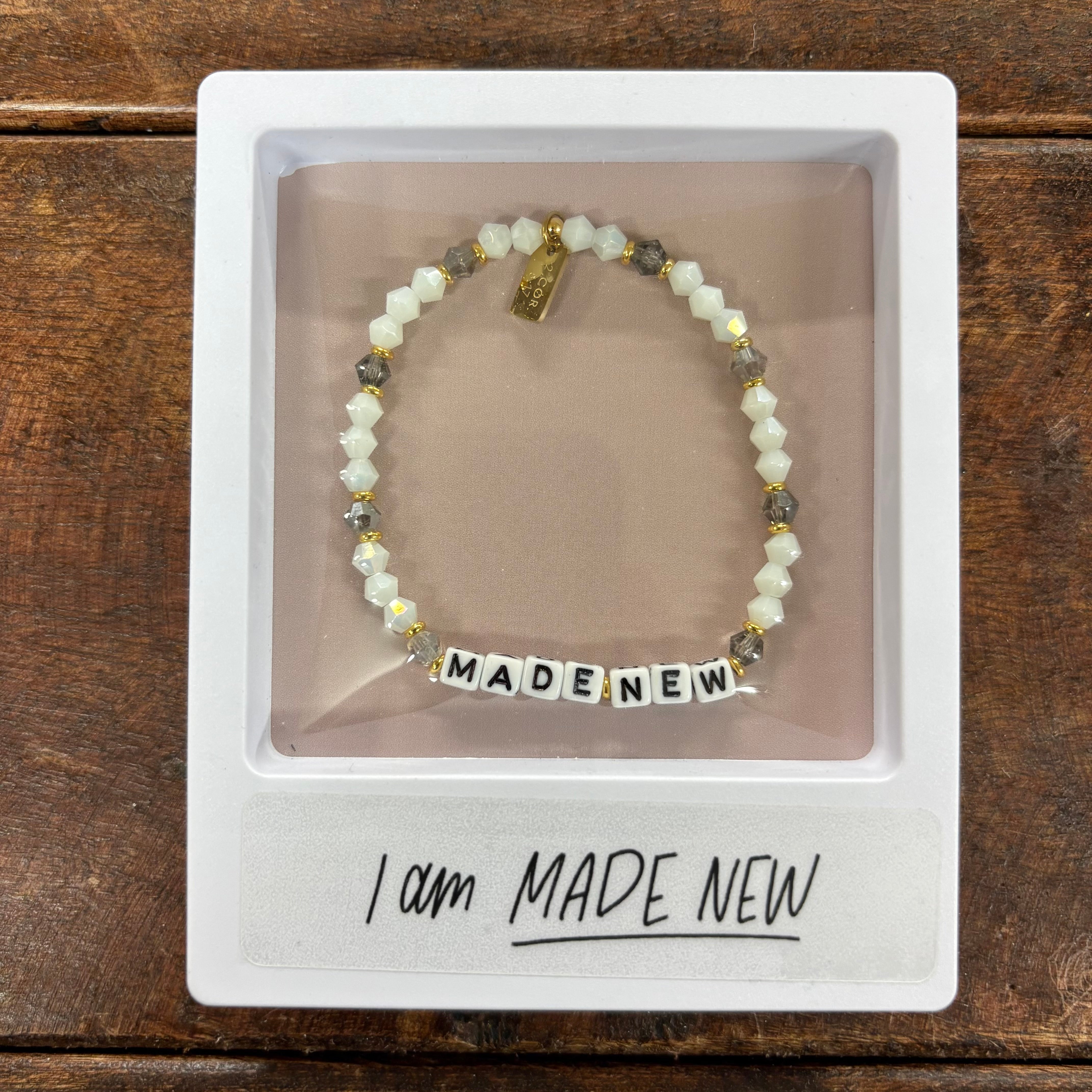 Made New Beaded Stretch Bracelet - Dear Heart – Frames Etc