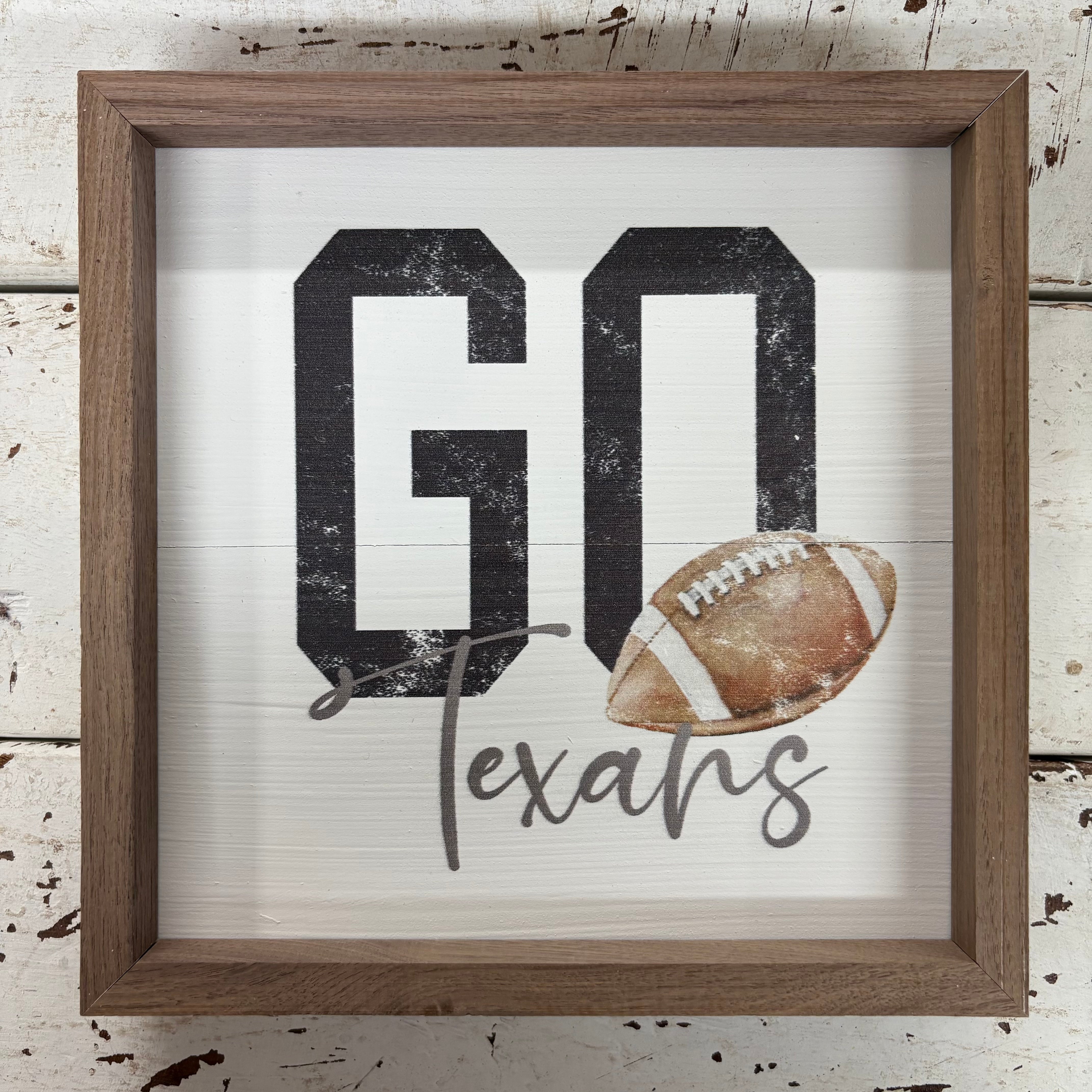 Go Texans Sign - Kendrick Home – Frames Etc