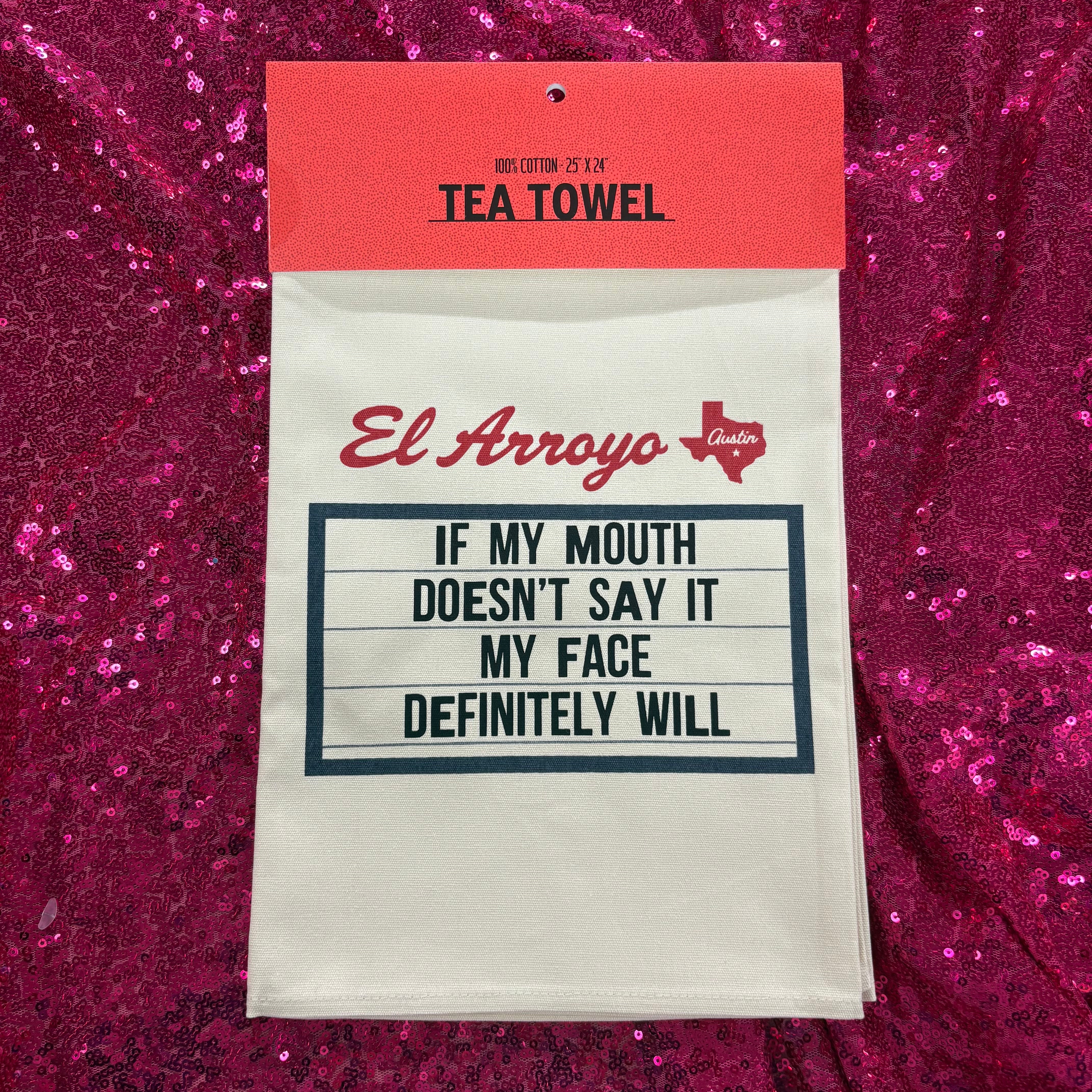 My Face Will Towel - El Arroyo – Frames Etc